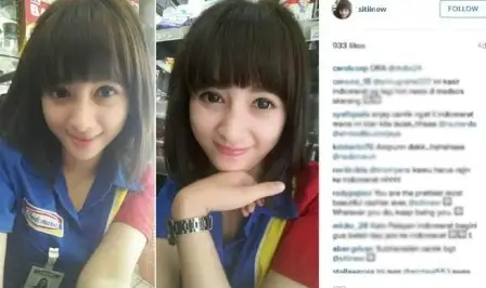 TRENDING SOSMED : Populer! Inilah Siti Rohmah, Si Cantik Kasir Indomaret - Espos.id