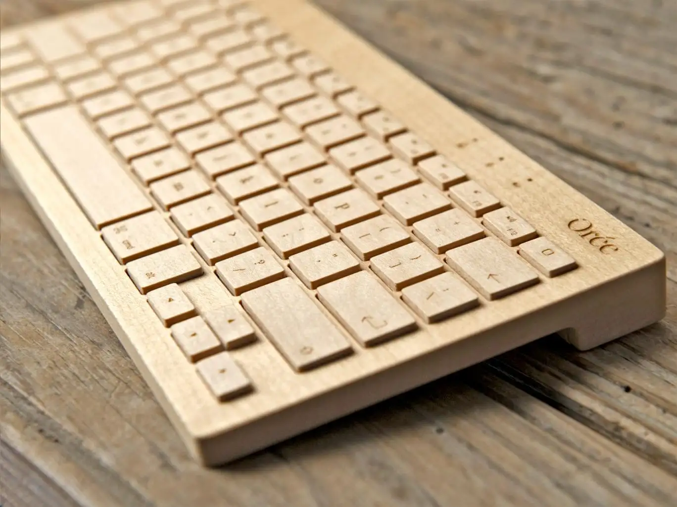 TEKNOLOGI TERBARU : Unik, Keyboard Ini Dibikin dari Kayu - Espos.id