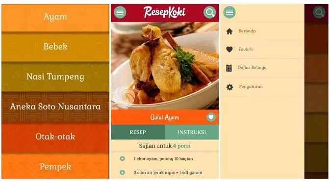APLIKASI TERBARU : Resep Koki Bikin Masakan Jadi Lebih Enak - Espos.id