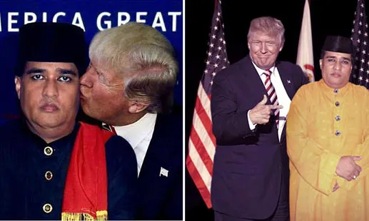 Meme Donald Trump Cium Dimas Kanjeng Dibahas Media Inggris - Espos.id ...