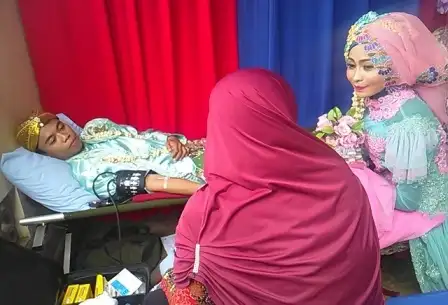 KISAH UNIK : Resepsi Nikah di Boyolali Diskors Gara-Gara Mempelai Pria Ingin Menyumbang Darah ...