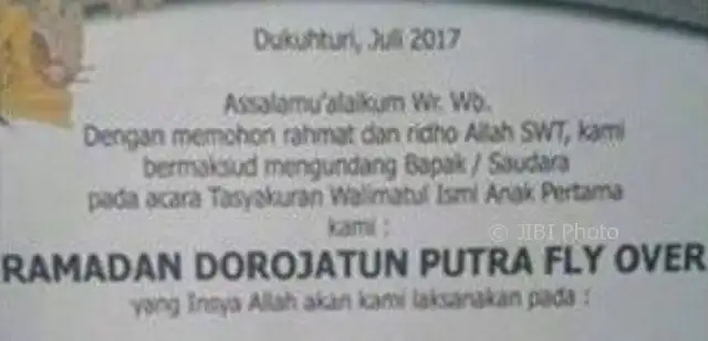KISAH UNIK : Bayi di Brebes Ini Bernama Fly Over - Espos.id