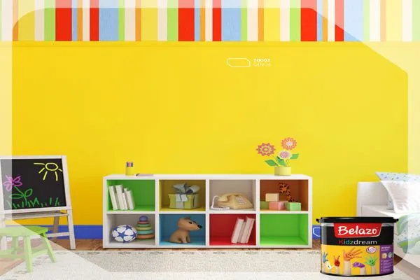 Cara Mengaplikasikan Cat Belazo Kidzdream Indaco di Dinding Anda - Espos.id
