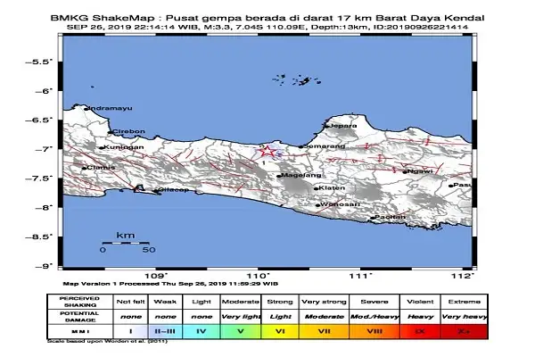 Belasan Sesar Aktif Penyebab Gempa Melintang di Jawa Tengah - Espos.id
