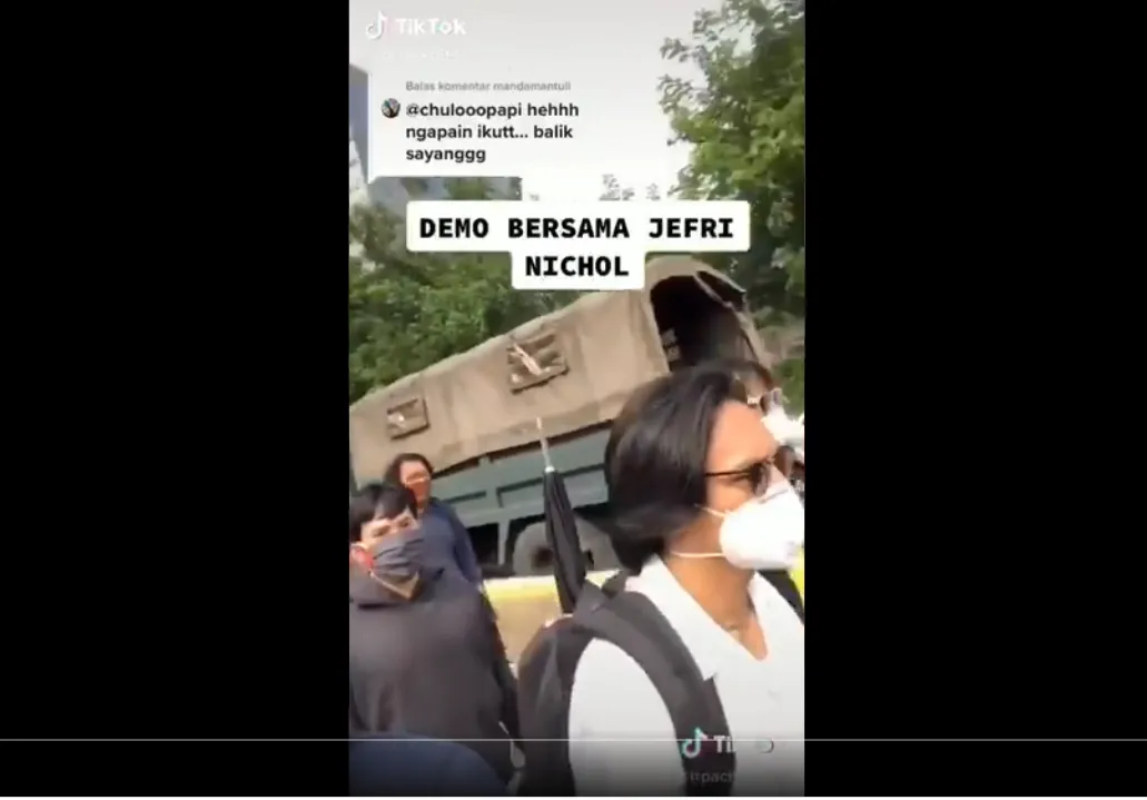 Bikin Heboh Netizen, Jefri Nichol Ikut Demo Tolak UU Cipta Kerja - Espos.id