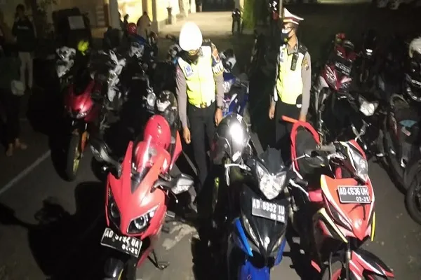 Kena Razia di Solo, 144 Motor Brong Dikandangkan - Espos.id