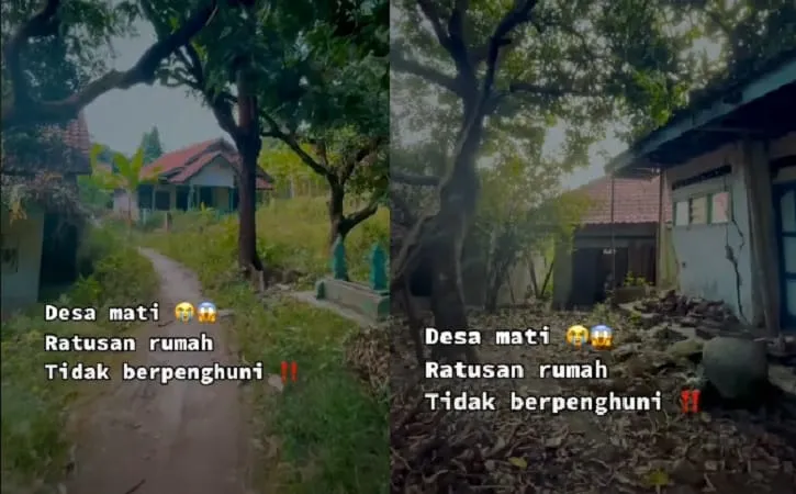 Merinding! Disebut Desa Mati, Begini Kondisi Ratusan Rumah Kosong di ...