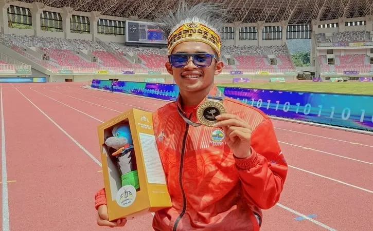 Keren! Ammar Hudzaifah Atlet Difabel Karanganyar Punya 10 Medali Emas - Espos.id