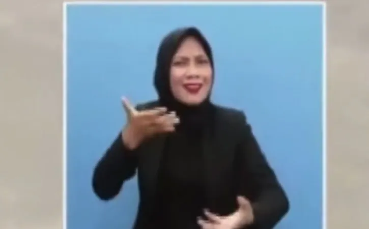 Juru Bahasa Isyarat Viral Joget Ojo Dibandingke, Lulusan UMS Solo Hlo ...