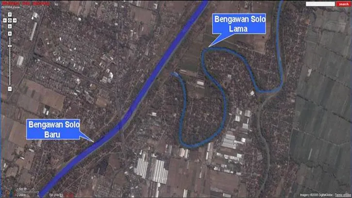 Panjang Sungai Bengawan Solo Berkurang 9 Kilometer Sejak Pelurusan 1990-an - Espos.id