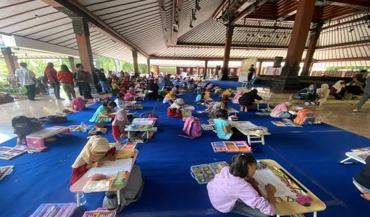 Serunya 87 Anak Kreatif Ikut Lomba Mewarnai dan Menggambar Solopos - Espos.id