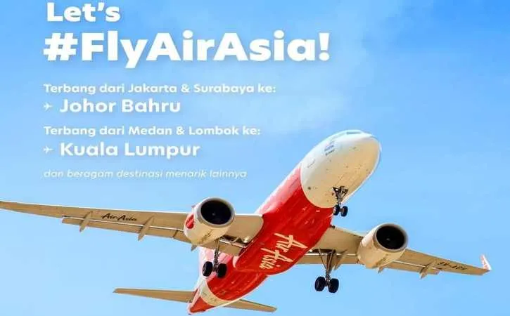 Mulai 7 Maret 2023! Penerbangan Internasional AirAsia di Soetta Pindah Terminal - Espos.id