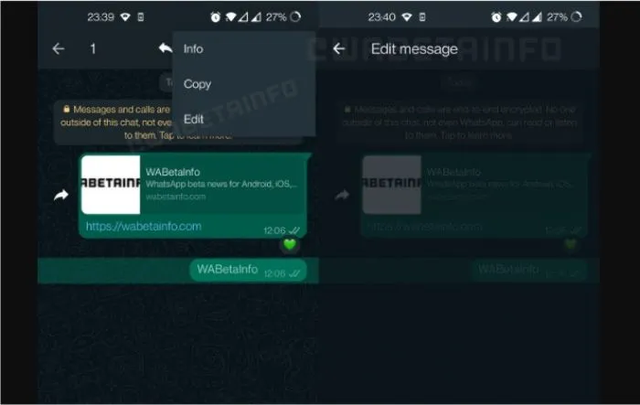 Cara Edit Pesan WA - Espos.id