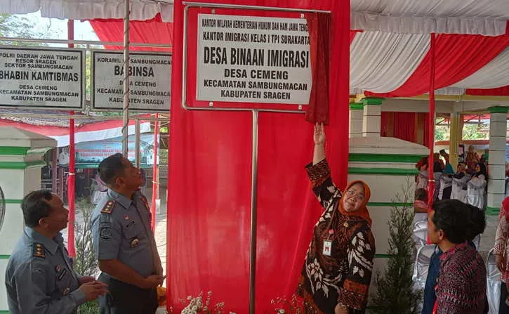 Desa Cemeng Sragen Diresmikan Jadi Desa Binaan Imigrasi Pertama di Jateng - Espos.id