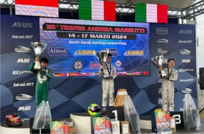 Pembalap Gokart Indonesia Rito Runner Up di Trofeo Andrea Margutti ...