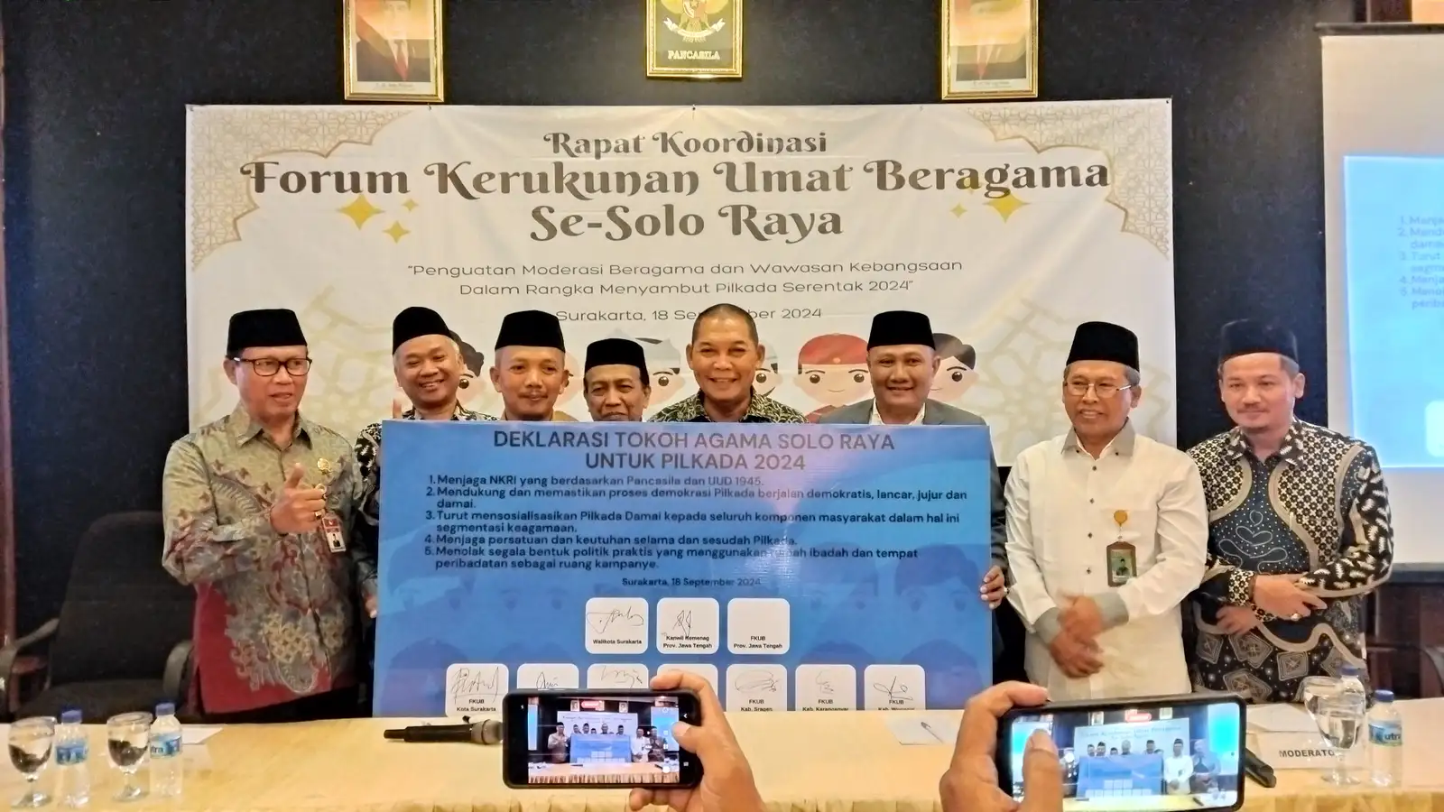 Jelang Pilkada Serentak 2024, FKUB Soloraya Serukan 5 Poin Deklarasi Damai - Espos.id