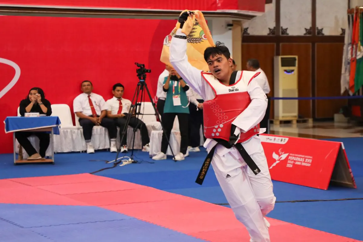 Atlet Taekwondo Muhammad Fachrudin Sumbang Emas untuk Jateng di Peparnas 2024 - Espos.id | Espos ...