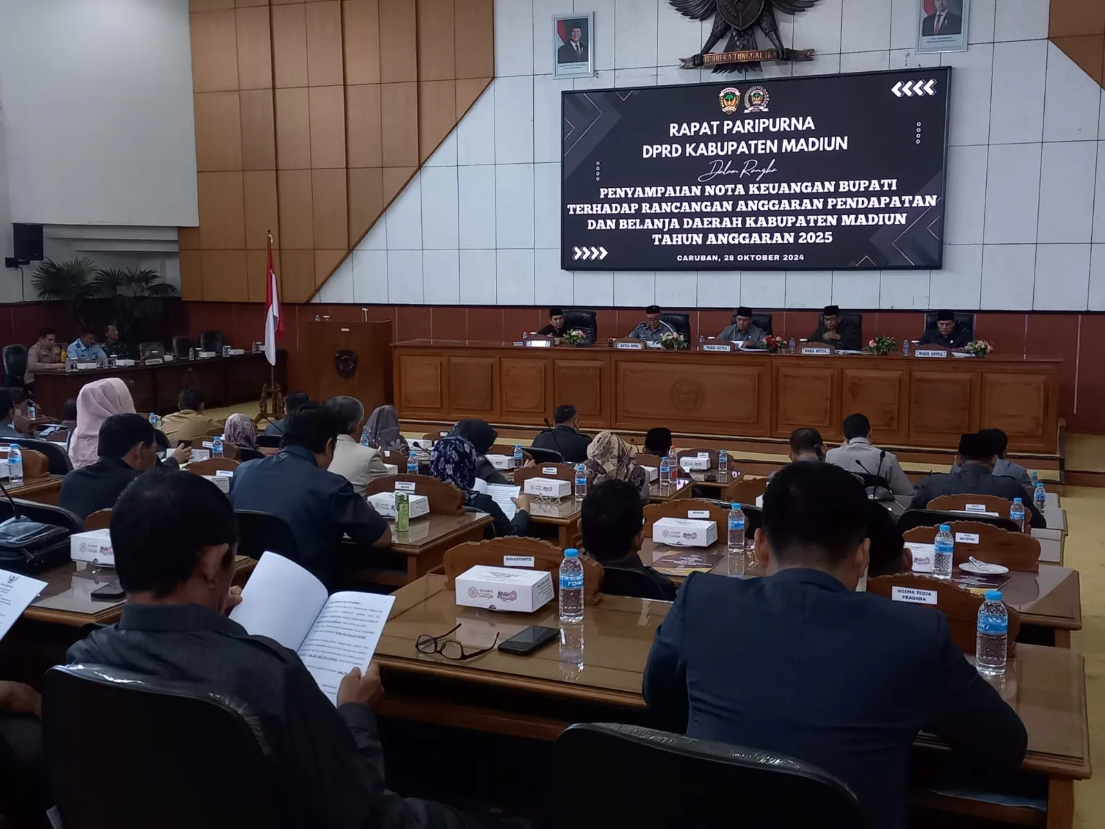 DPRD Kabupaten Madiun Bersama Pemkab Bahas RAPBD 2025, Segini Nilainya - Espos.id