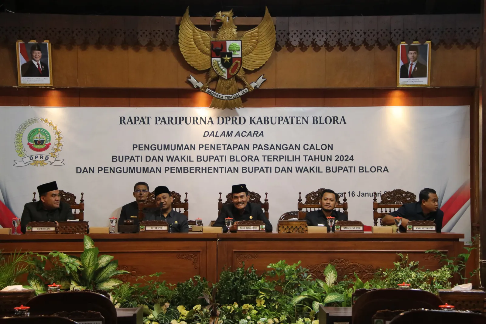 DPRD Blora Umumkan Penetapan Bupati dan Wakil Bupati Terpilih - Espos.id