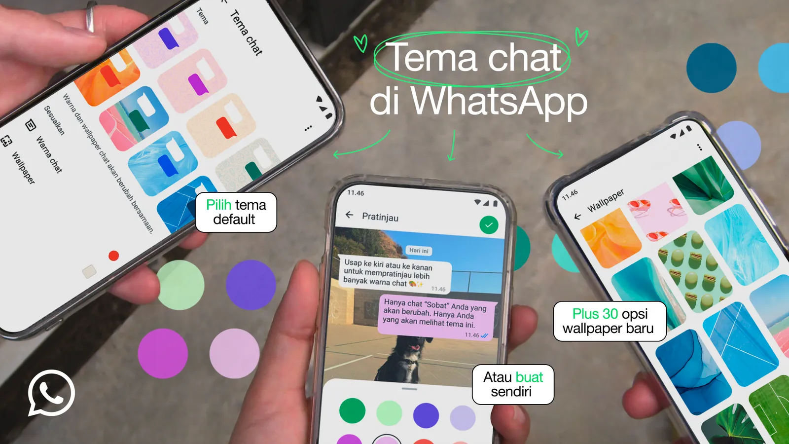 WhatsApp Perkenalkan Tema Chat, Bikin Tampilan Percakapan Makin Asyik ...