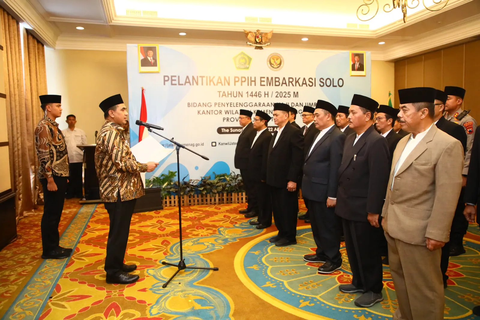 PPIH Embarkasi Solo 1446 H Resmi Dilantik, Dirjen PHU Kemenag Beri Pesan Begini - Espos.id