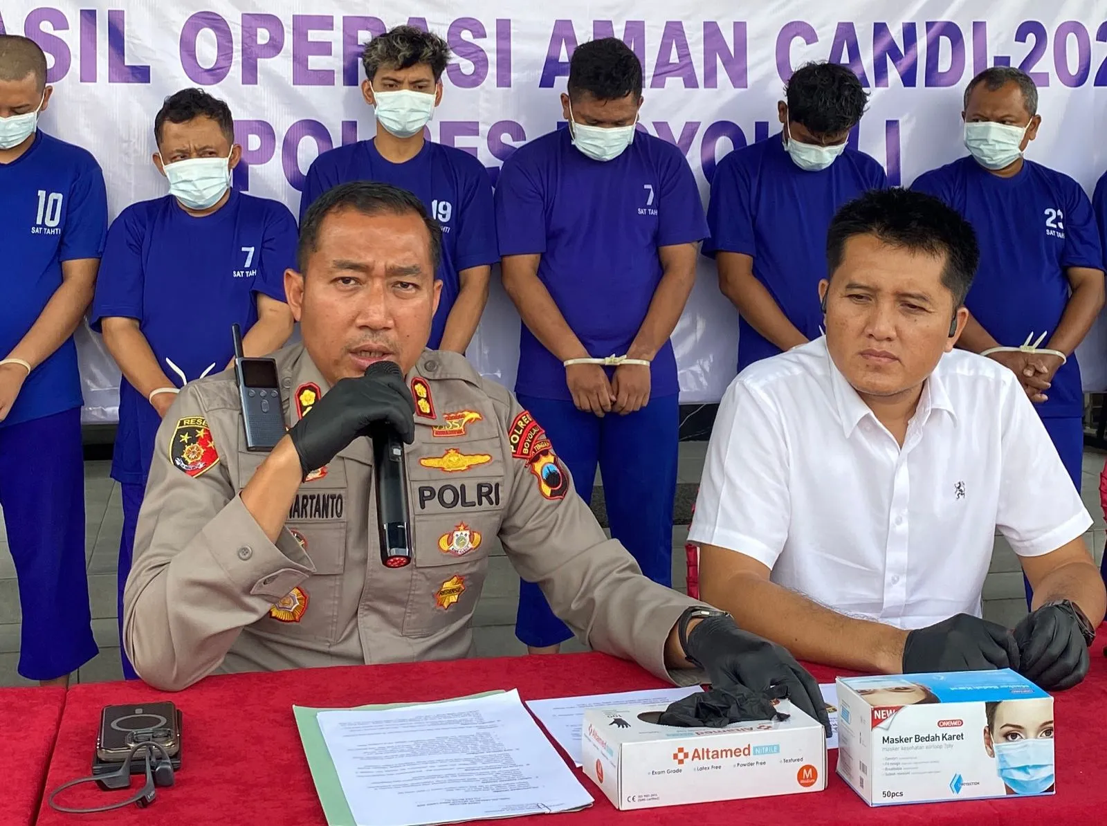 Operasi Aman Candi 2025, Polres Boyolali Tangkap 10 Pelaku Premanisme-Pungli - Espos.id