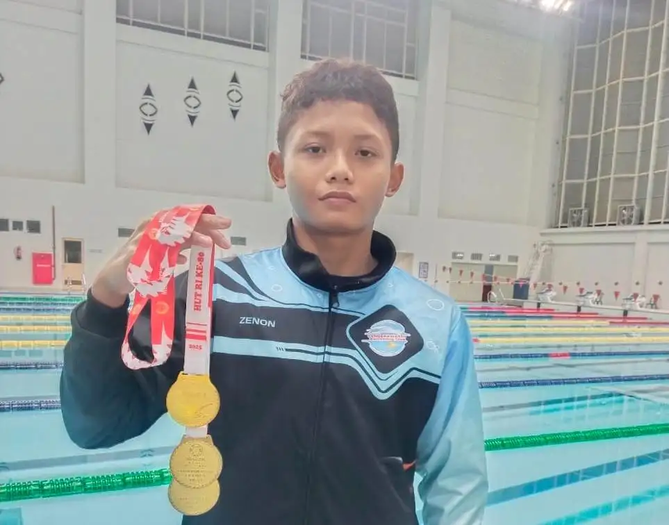 Siswa SMP Islam Al Abidin Solo Borong Emas di Kejuaraan Renang Jayapura ...