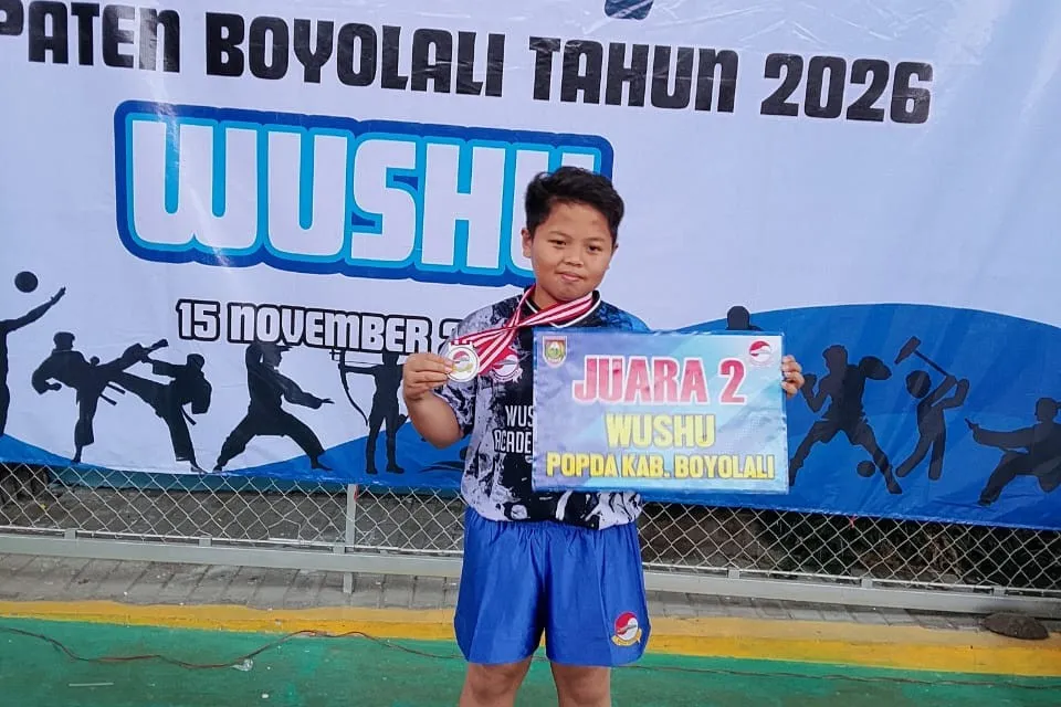 Siswa Boarding SMP II Al Abidin Boyolali Juara II Wushu di Popda ...